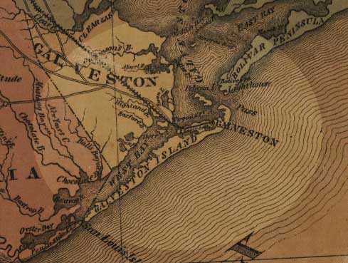 Treasure Island Galveston Map